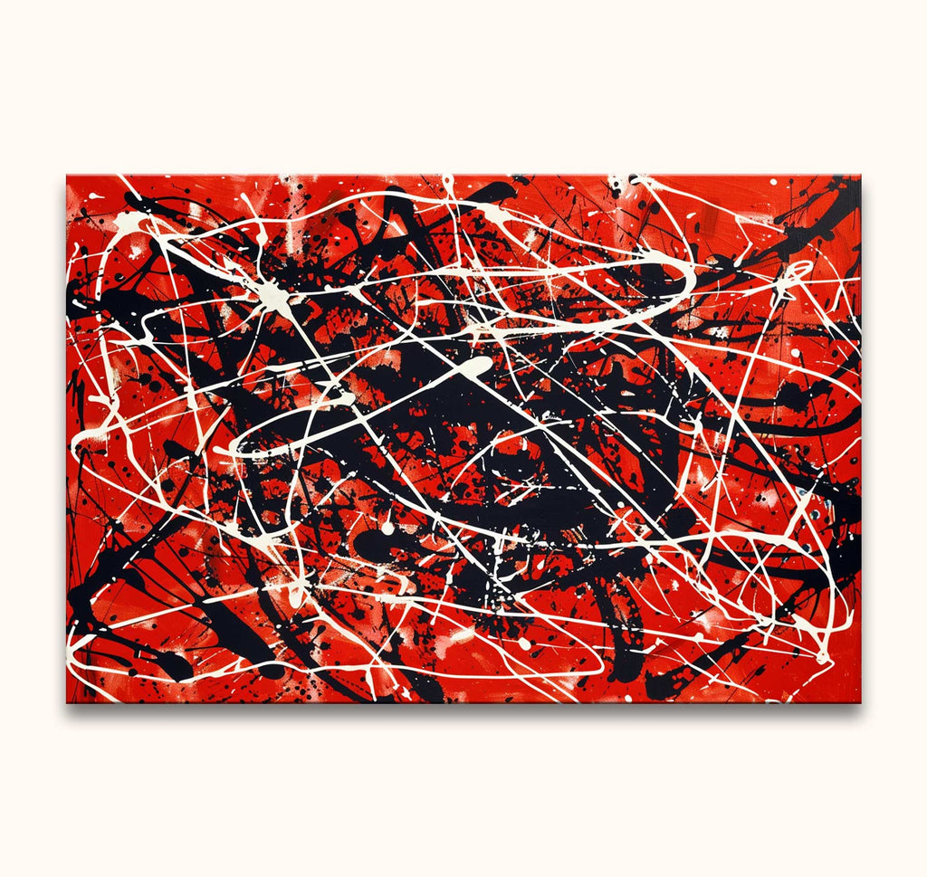 Jackson Pollock – Dreams on Red – degrootmeesters.com